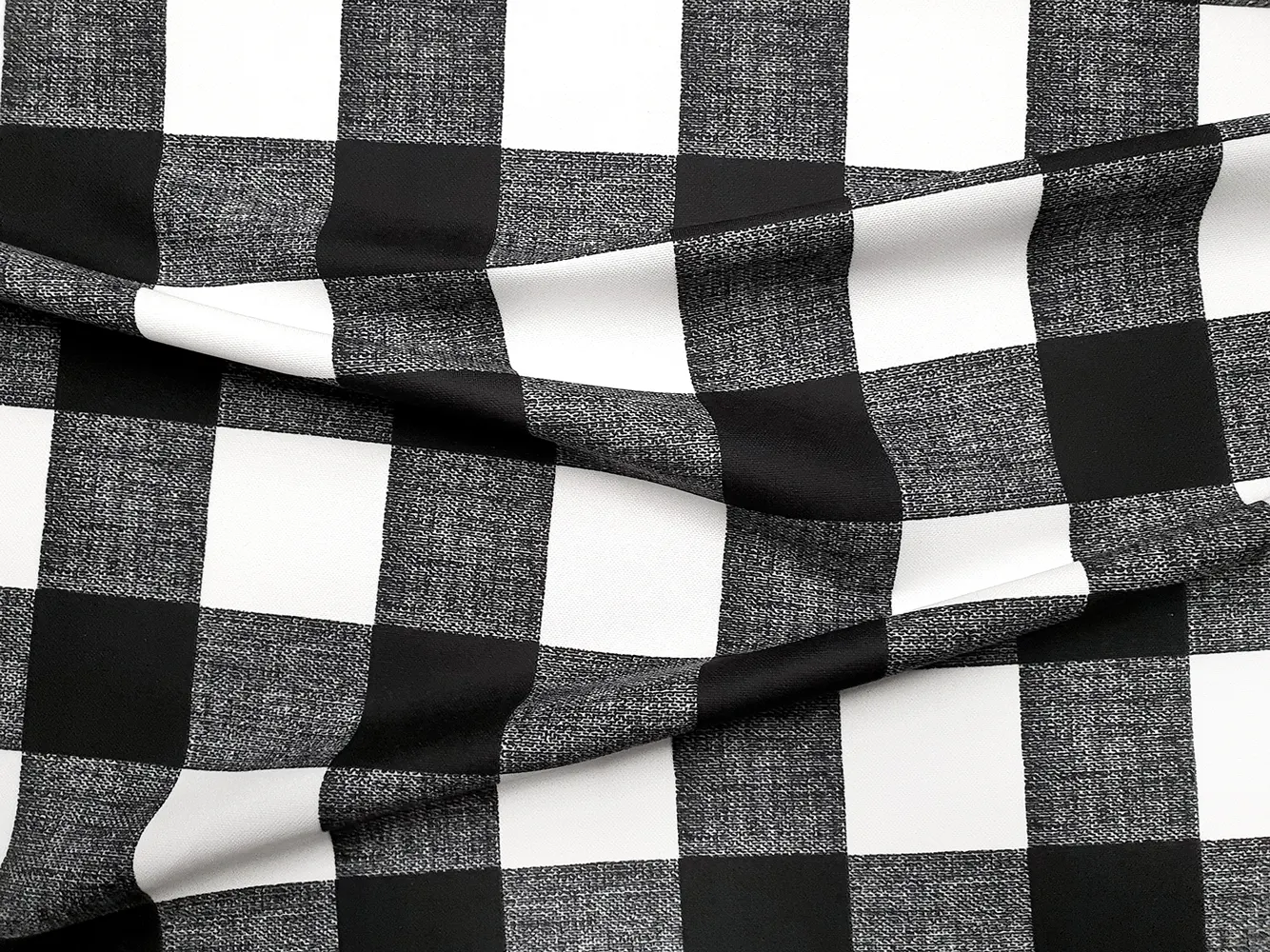 Big Buffalo Check Gingham Fabric - Havana Concept