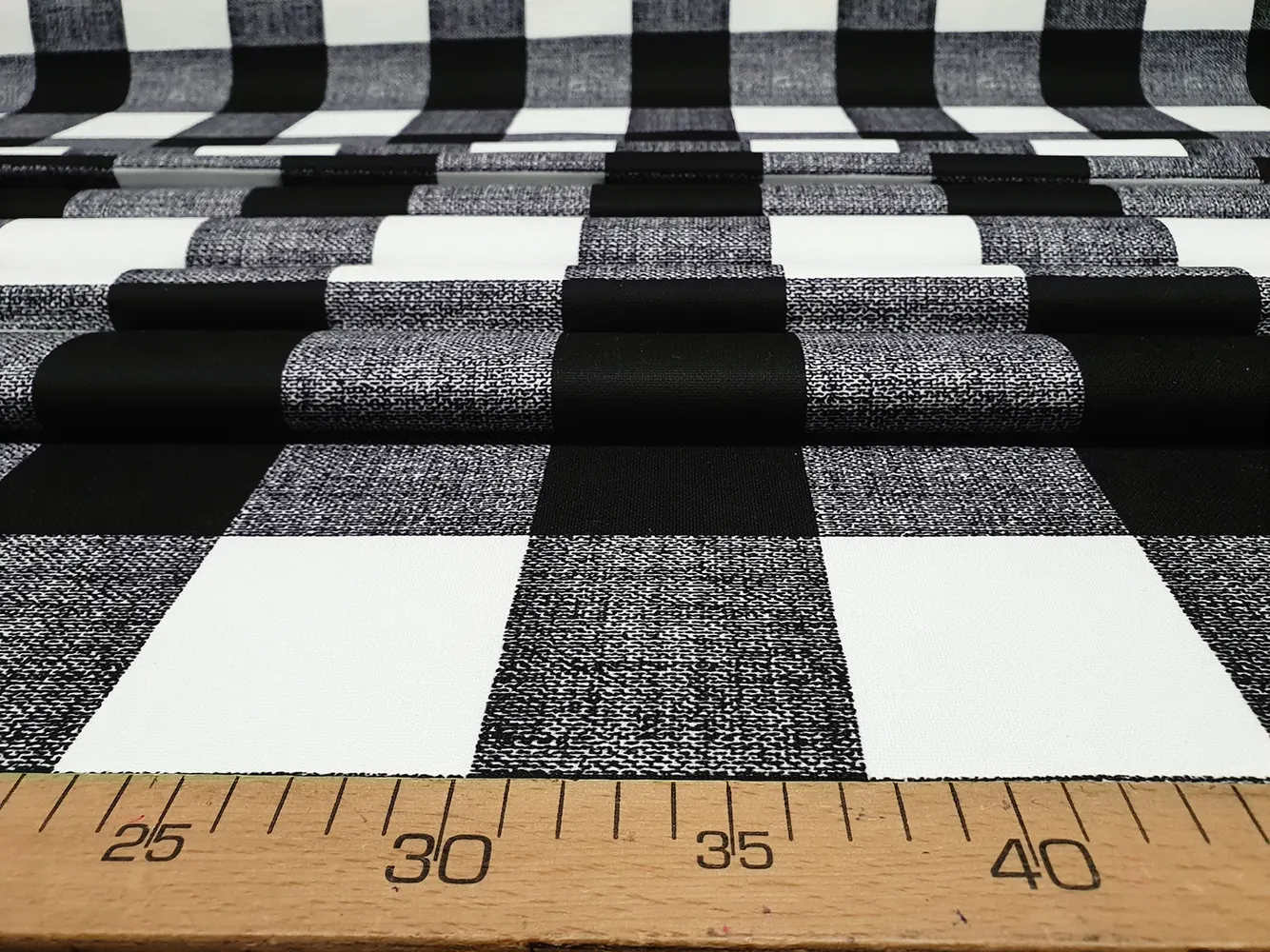 Big Buffalo Check Gingham Fabric - Havana Concept
