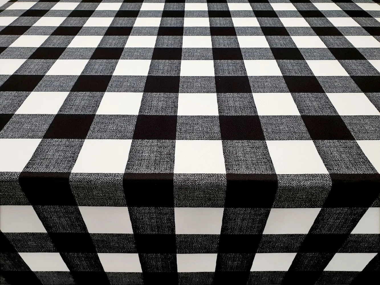 Big Buffalo Check Gingham Fabric - Havana Concept