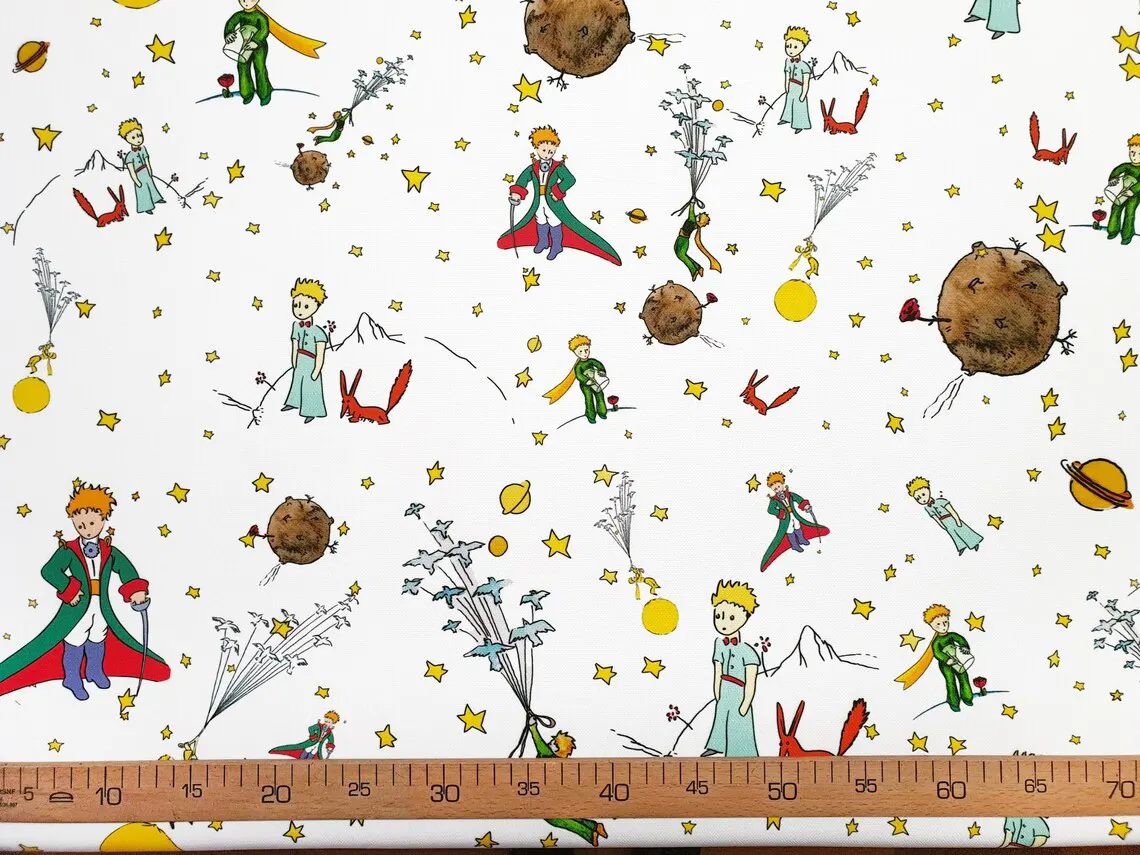 The Little Prince Fabric White - Havana Concept