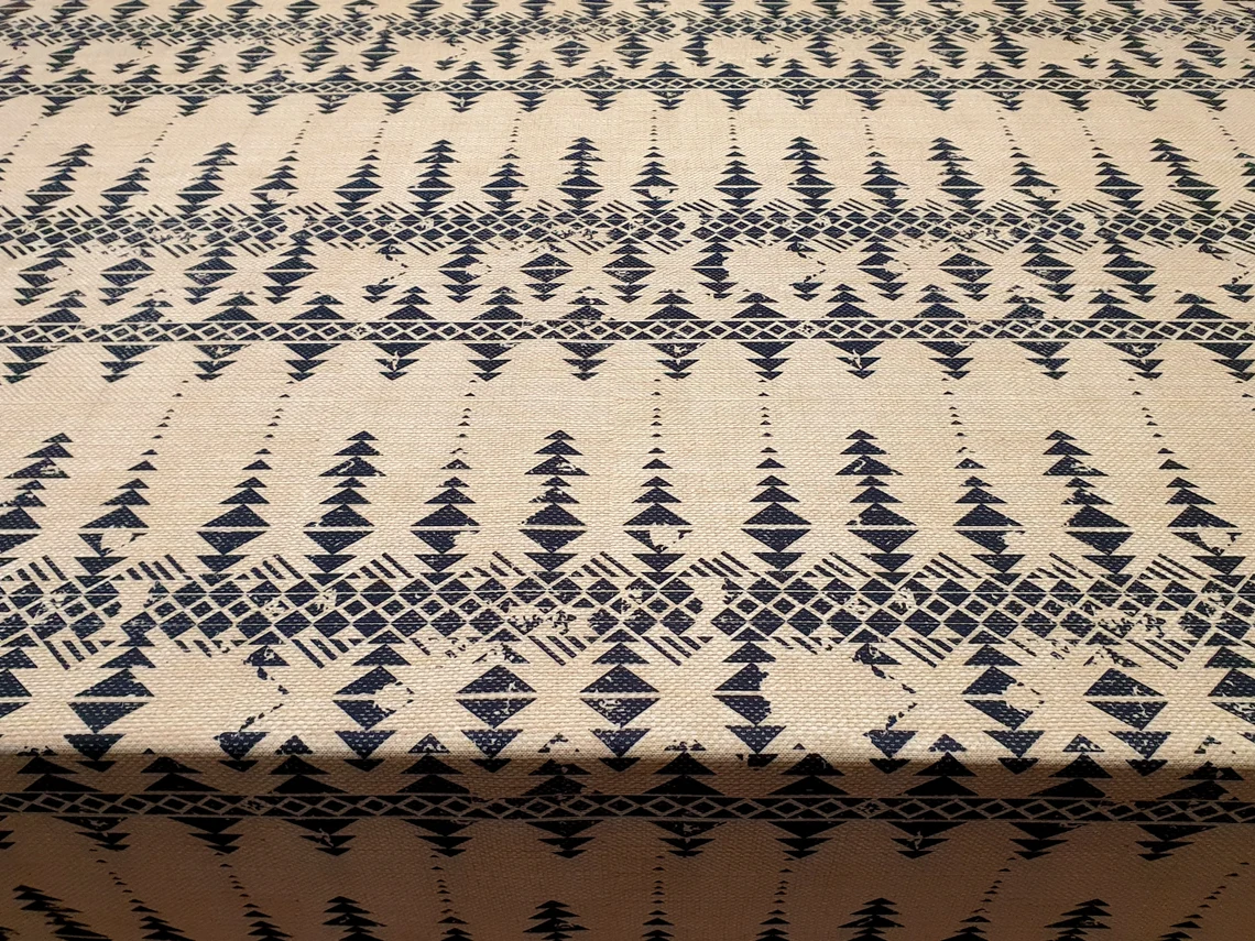 Black and Beige Tribal Aztec Fabric - Havana Concept
