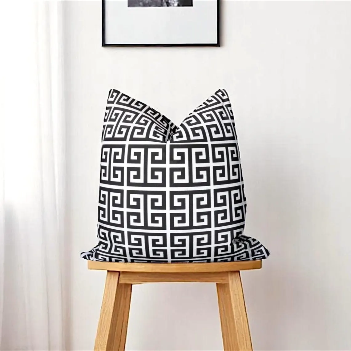 Greek Key Pillow Cover - Havana Concept